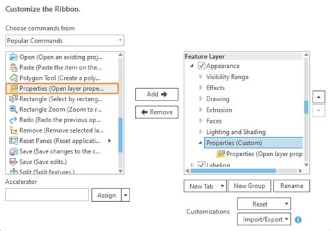 Customize The Ribbon OptionsArcGIS Pro Documentation
