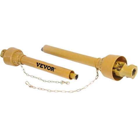 Vevor Pto Shaft Pto Drive Shaft 1 38 X 6 Spline Ends T4 39 55 For