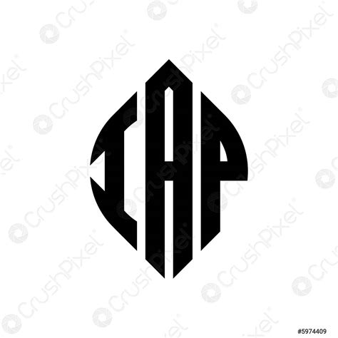 Iap Circle Letter Logo Design With Circle And Ellipse Shape Stock Vector 5974409 Crushpixel
