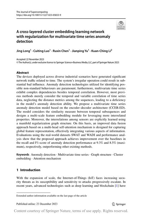 A Cross Layered Cluster Embedding Learning Network With Regularization