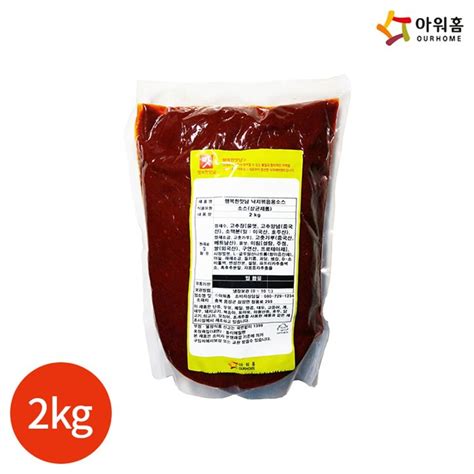 1008840 행복한맛남 낙지볶음용 소스 2kg 홈플러스 택배배송