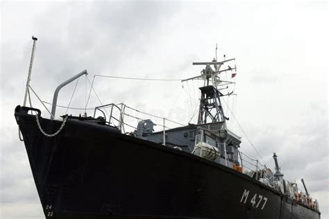 M477 Minesweeper Boat In Antwerp Stock Image Image Of Antwerp