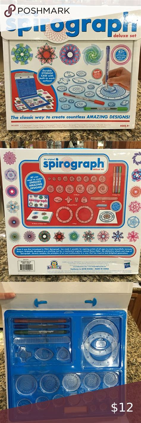 Hasbro Original Spirograph Deluxe Kit🌹 Original Spirograph