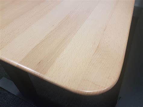 Modulus Beech Boardroom Meeting Table Twin Post