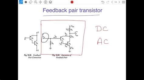 Feedback Pair Transistor Ac Analysis Electricalengineering