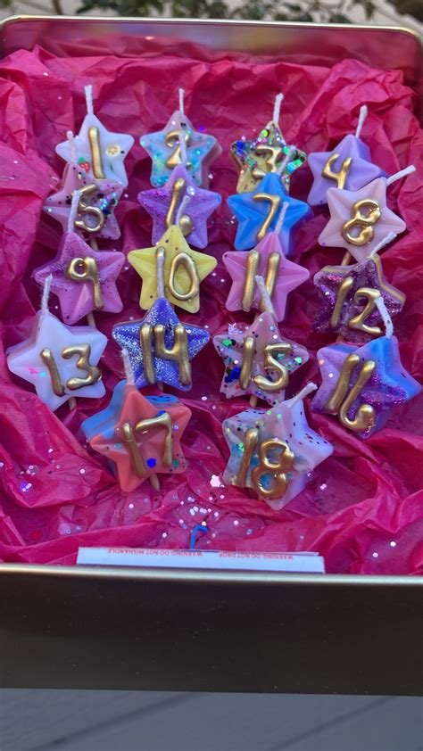 16 Deseos Caja De Velas Etsy México