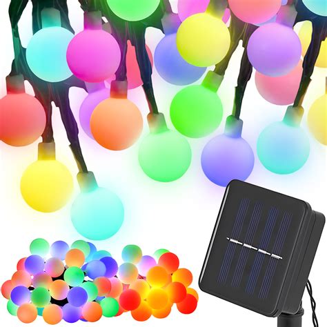 Girlanda Solarna Ogrodowa Wietlna Lampki X M Lampa Solarna Zewn Trzna Ogrodowa Szt Led M