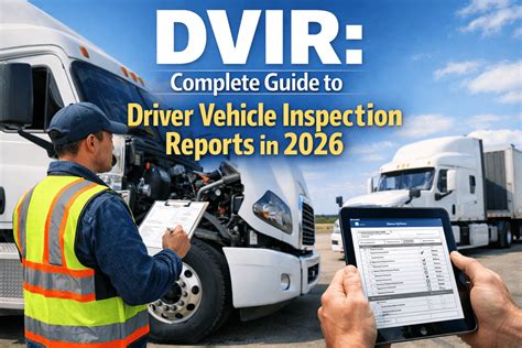 Dvir Complete Guide To Driver Vehicle Inspection Reports In 2026