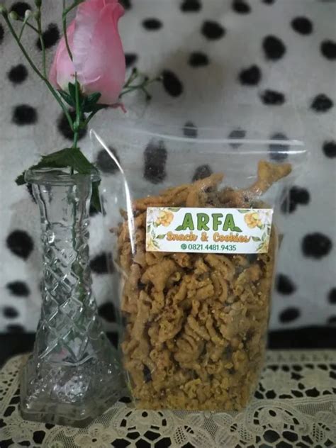 Keripik Usus 225gr Camilan Kletikan Snack Jajanan Makanan