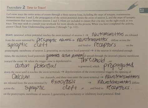 Solved Procedure 3 Diagramming Your Tracing Take The Pathway Chegg