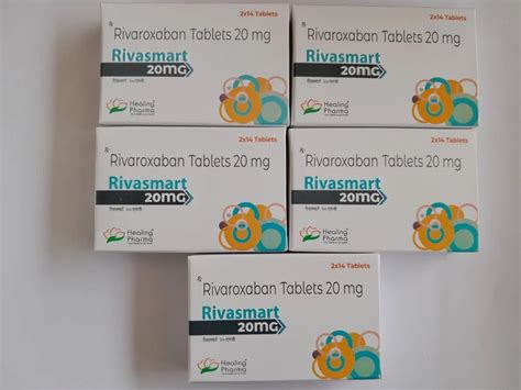 Rivaroxaban 20mg Tablets At ₹ 320box Rivaroxaban Tablet In Indore