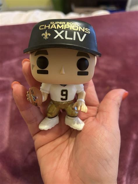 Drew Brees Funko Pop 138 Super Bowl Xliv Champions Ebay
