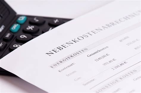 Nebenkosten in der Steuererklärung angeben so geht s