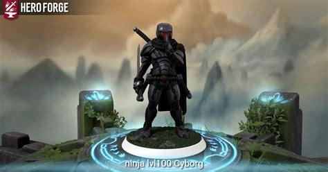 Ninja Lvl100 Cyborg Made With Hero Forge