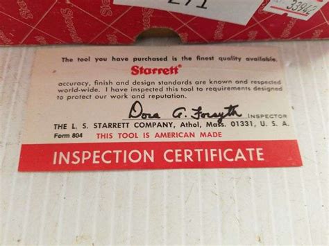Vintage Starrett Tool Trice Auctions