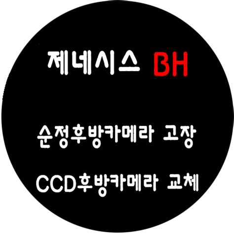 제네시스 후방카메라 순정네비게이션 순정후방카메라 장착 차량 후방카메라 고장으로 화질좋고 화각넓은 Ccd후방카메라로