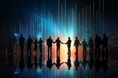 Premium Ai Image Businessmans Arrow Graph Represents Increased Sales And Enhanced Business Value