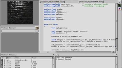 OpenGL Shader Designer Shader Development IDE Created For Writing GLSL Vertex And Fragment