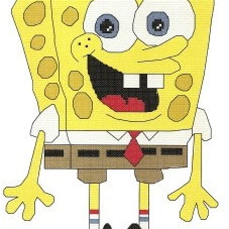 Spongebob Squarepants Cross Stitch Etsy