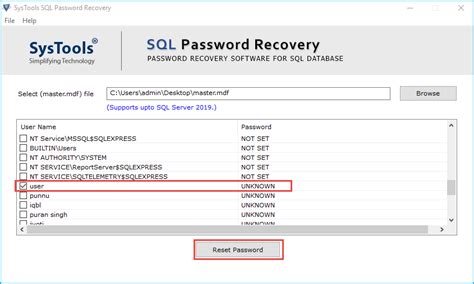Reset Password Of Sql Server 2019 2017 2016 2014 2012