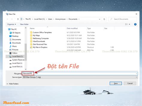 hướng dẫn sử dụng remote desktop manager thuecloud