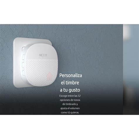 Timbre Smart Con Cámara Nexxt Nhc D100 Fullhd Comunicación 2vías Alarma