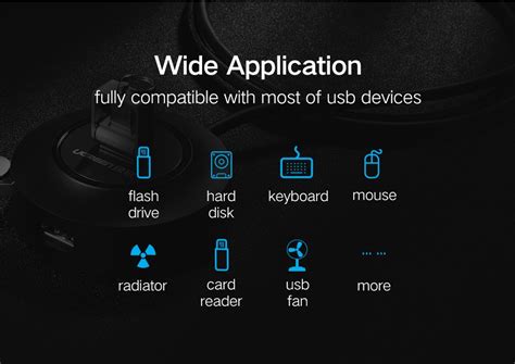 Ugreen Usb Hub 4 Port Usb Splitter Switch With Micro Usb Charging Port For Imac Computer Laptop