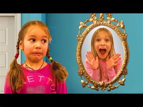 Amelia Avelina And Akim Use A Magic Mirror To Indoor Playground Super