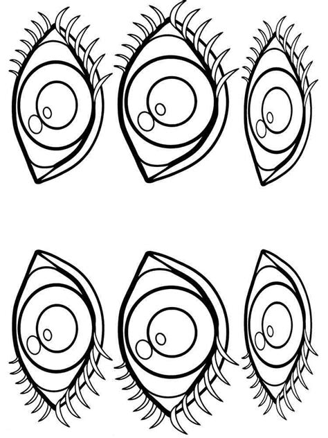 Eyes Coloring Pages