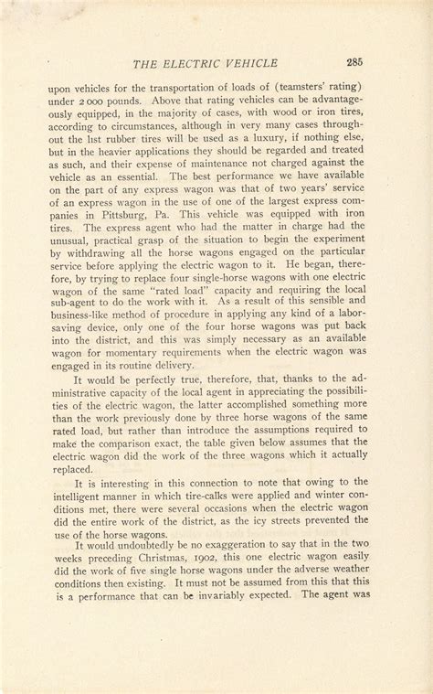 1905 5 The Electric Vehicle Its Present Status And Its Relation To The Central Station By Hayden