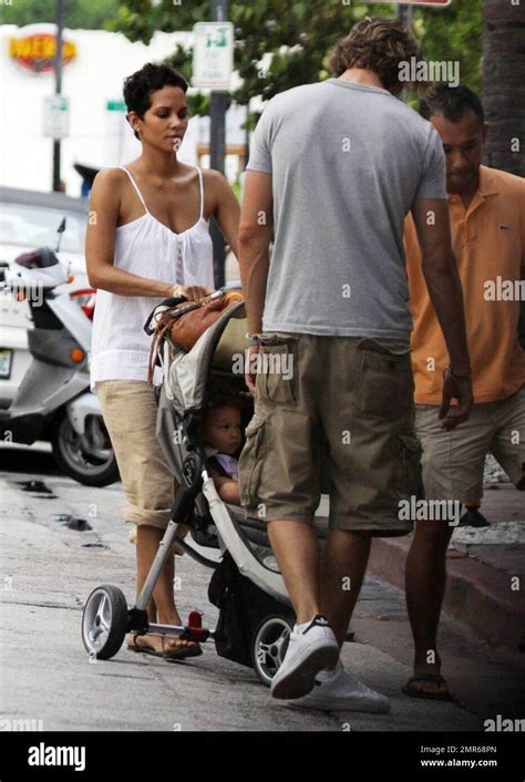 Halle Berry Gabriel Aubry And Daughter Nahla Enjoy A Night Out In