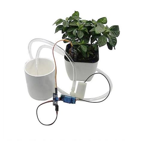 Diy Automatic Watering Irrigation System Soil Moisture Sensor Pump