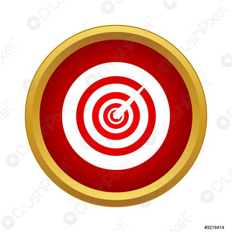 Game Darts Icon Simple Style Stock Vector 3219414 Crushpixel