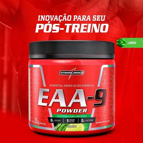 Eaa 9 Powder Integralmédica Sabor Limão 155g