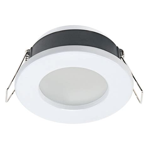 Spot incastrat Inspire Lecco, 1 x GU10, fix, IP 65, alb
