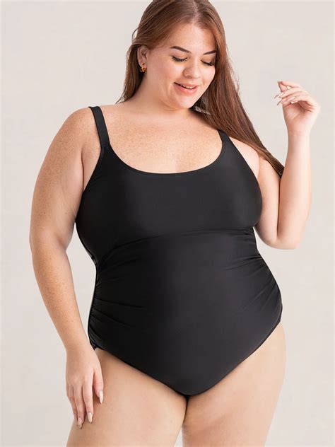 Shapermint Essentials Tie Belt One Piece Swimsuit
