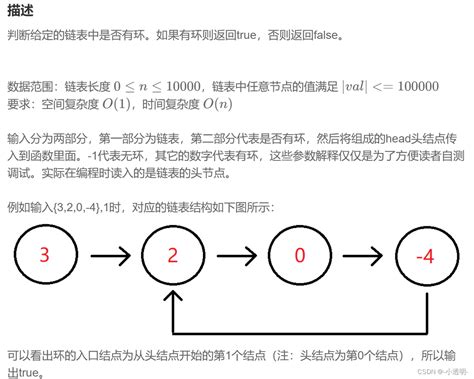 Day3 判断链表中是否有环 Csdn博客