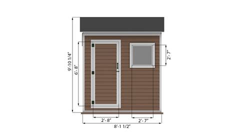 4x8 Storage Shed Plan