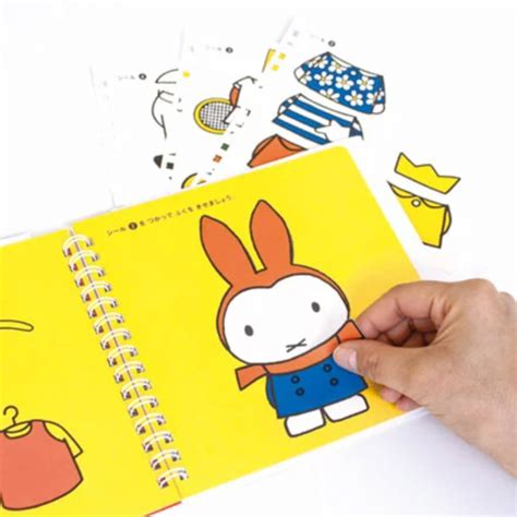 Miffy Stencil Sticker Color Activity Book Fair Play Projects