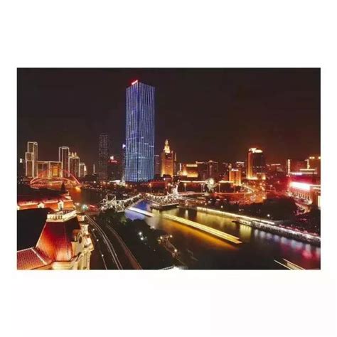 感謝全運會讓我第一次看到解放橋開，看到這麼美的海河夜景 每日頭條