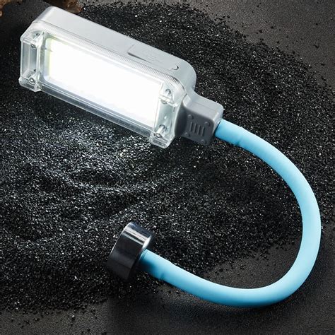 爆亮 50w Cob磁吸燈 夾式 自帶電池 蛇管燈 工作燈 充電led燈 汽車工作燈 軟管燈 手持工作燈 工具燈 台灣現 蝦皮購物