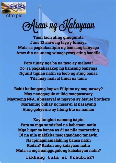 Mga Tula Tungkol Sa Gobyerno