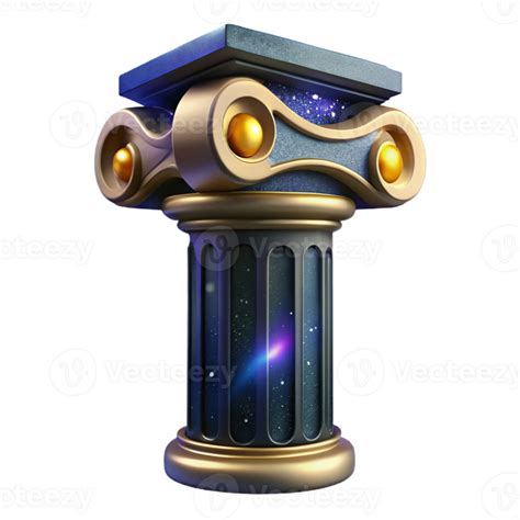 Stunning Traditional Architectural Column Iconography With Classical