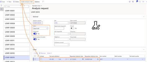 LIMS Analysis Order Axnosis Wiki