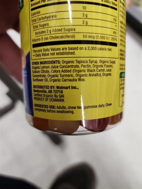 Spring Valley Vitamin D3 Gummy 50 Mcg 2000 Iu Fig App
