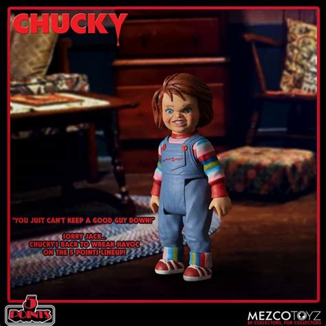 Mezco Chucky 5 Points Deluxe Figure Set