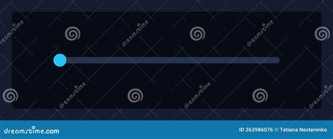 Slider With Minimum Level UI Element Template Stock Vector Illustration Of Graph Digital