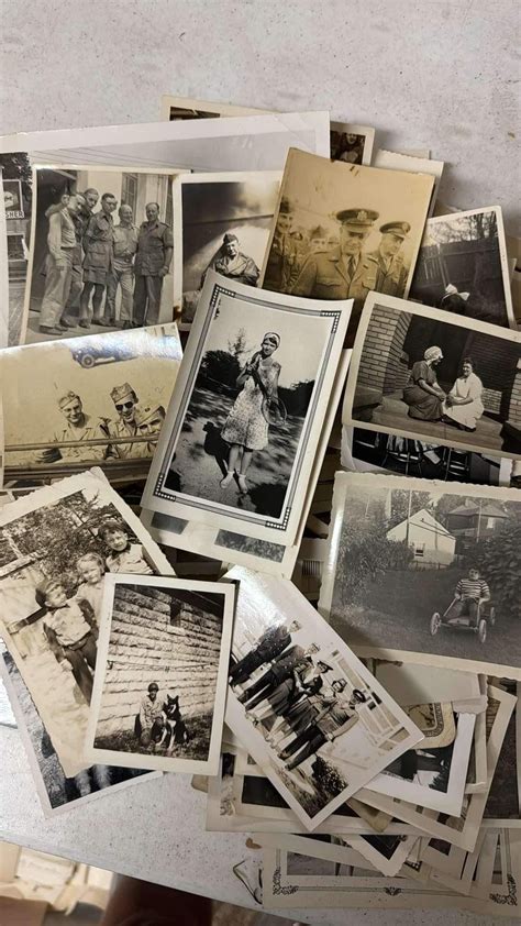 40 Antique Vintage Snapshot Photos Vintage Photos Junk Journal