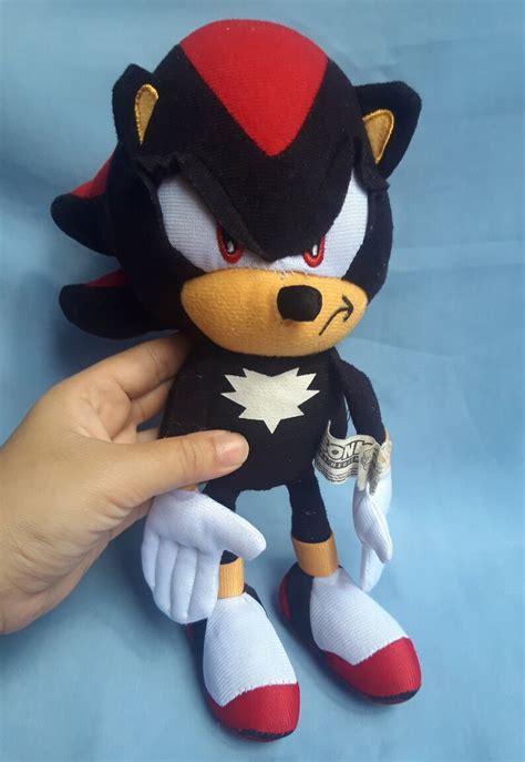 Shadow Black Sonic The Hedgehog Nanco Plush Stuffed Doll Soft Etsy