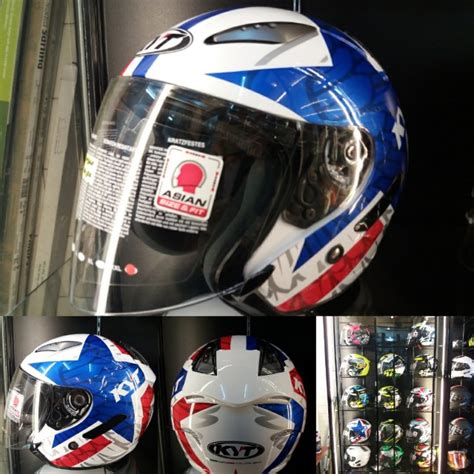 Helmet Kyt Hellcat Star Auto Accessories On Carousell